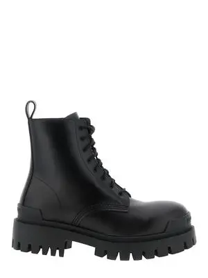 Balenciaga Strike Ankle Boots - Black