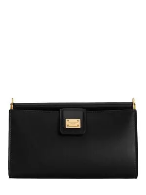 Dolce & Gabbana Leather Phone Bag - Black