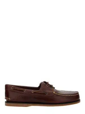 Timberland Leather Boat Shoe - Brown