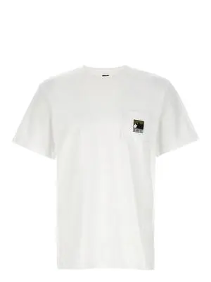 The North Face Mountain Logo' T Shirt - White