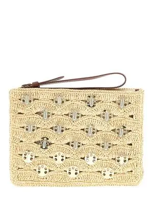 PACO RABANNE 1969' Raffia Pouch