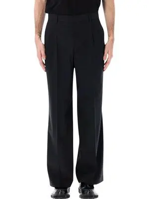 Ami Double Pleat Trousers - Black