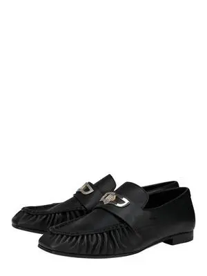 CHRISTIAN LOUBOUTIN Leather Loafers - Black