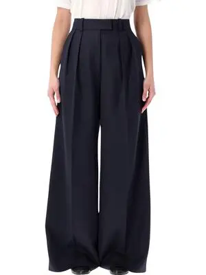 ANINE BING Wide Leg Trousers - Blue