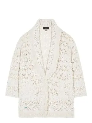 Alanui Lagoon Romance Cotton Cardigan - Cream