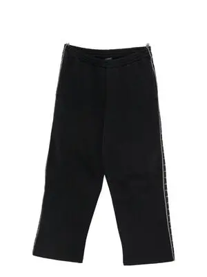 Balenciaga Baggy Stripe Trousers - Black