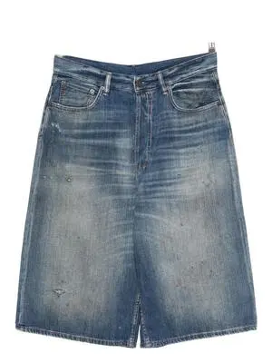 Acne Studios Denim Cotton Shorts - Blue