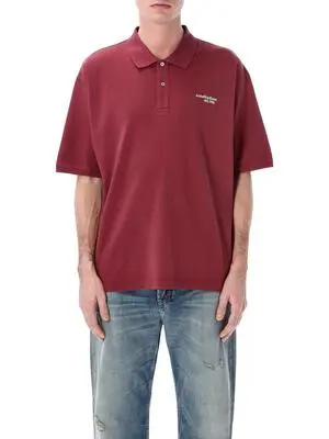 Acne Studios T Shirts And Polos - Maroon Red