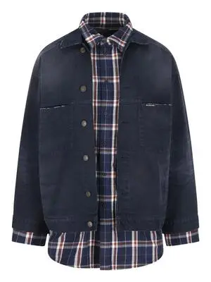 Balenciaga Cotton Shirt Jacket - Blue
