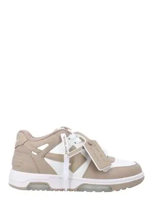 Off White Out Of Office Sneakers - Beige