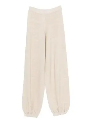 Fabiana Filippi Wool And Cotton Pants - Ivory