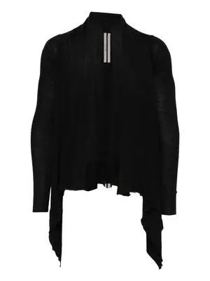 Rick Owens Wool Knitted Cardigan - Black