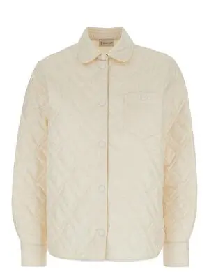 Moncler Nylon Overshirt - Beige