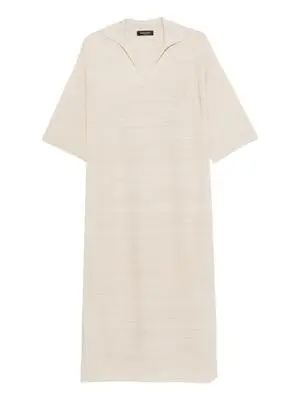 Fabiana Filippi Wool And Cotton Shirtdress - Ivory