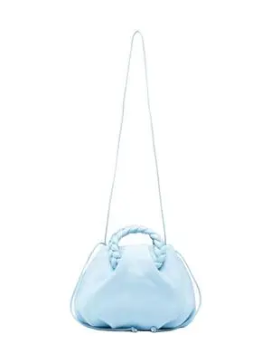 Hereu Bombon Leather Handbag - Clear Blue