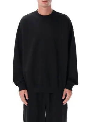 Y3 Brushed Terry Crew Sweatshirt - Black