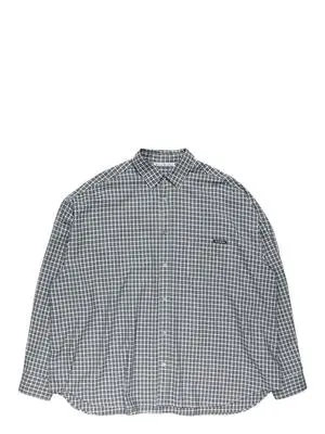 Acne Studios Checked Cotton Shirt - Black