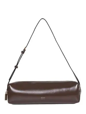 Khaite Kye Leather Shoulder Bag - Brown