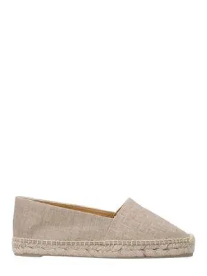 CastaÑer Kenda Metallic Linen Espadrilles - Lino Oro