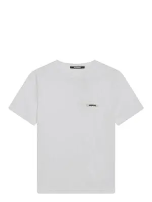 Jacquemus Cotton T-shirt With Logo - White