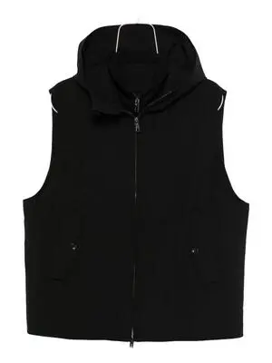 E.ARMANI EXCLUSIVE PRE Wool Vest - Black