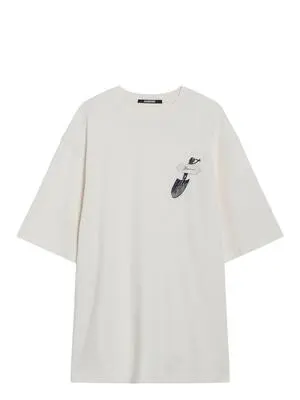 Jacquemus Ivory Shovel T Shirt - Yellow