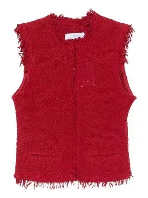 IRO PARIS Shanny Cotton Vest - Red