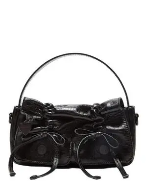 Acne Studios Multi Pocket Micro Leather Handbag - Black