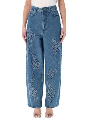 Remain Birger Christensen Boyfriend Fit Jeans - Mid Blue
