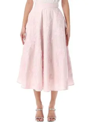 REMAIN BIRGER CHRISTENSEN Floral Embroidered Maxi Skirt
