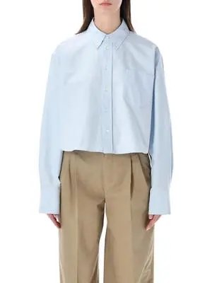 AMI Cropped Oxford Shirt