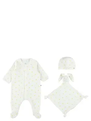 Petit Bateau Printed Set - White