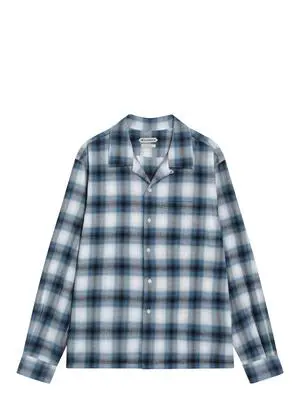 JW Anderson Gradient Check Shirt - Blue