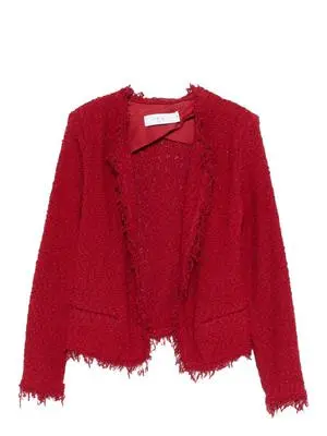 IRO PARIS Shavani Cotton Jacket - Red