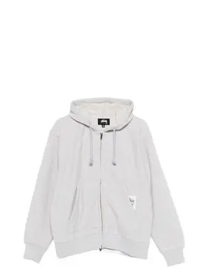 STÃ¼SSY Hooded Zip-up - Grey