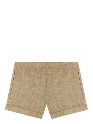 Bonpoint Cotton Ecady Shorts - Brown