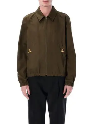 Valentino Garavani Collared Jacket - Military