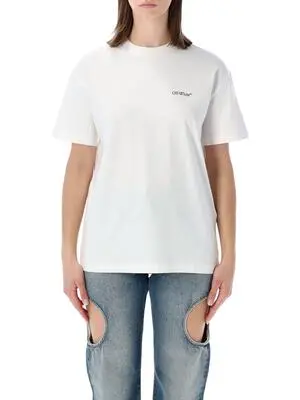 Off White Flower T-shirt - White