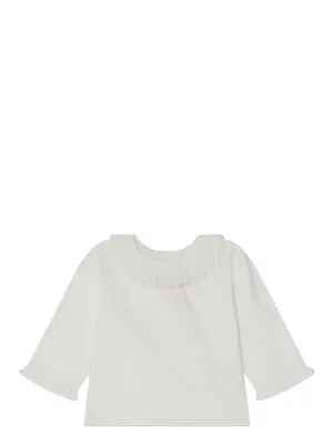 Bonpoint Joliette Ruffled Blouse - White