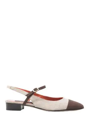 CAREL Oceano Slingback Ballerinas - Brown