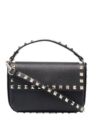 Valentino Garavani Rockstud Leather Mini Bag Black