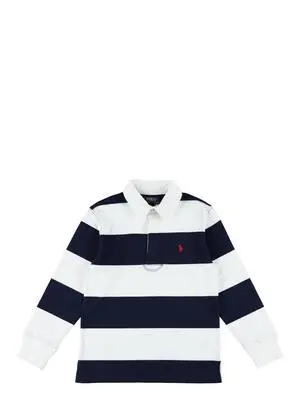 Polo Ralph Lauren Striped Rugby Shirt - White