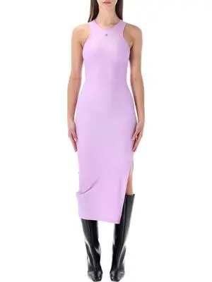 Coperni Fitted Racer Tank Dress - Purple