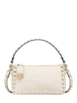 Valentino Garavani Rockstud Small Shoulder Bag - Ivory