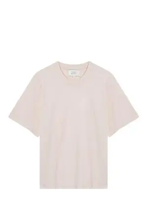 Loulou De Saison Crew Neck Cotton T-Shirt Pink