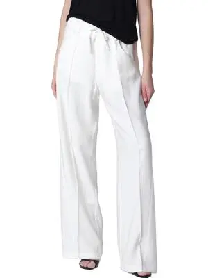 DARKPARK Iris Crêpe Trousers - White