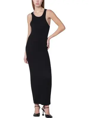ENTIRE STUDIOS Cotton-blend Tank Maxi Dress - Black