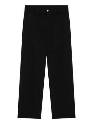 MAISON MARGIELA Wool Blend Trousers - Black