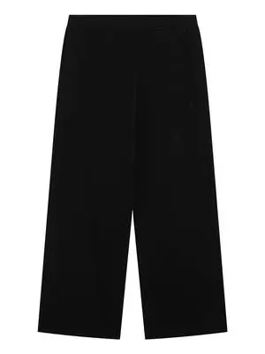 MAISON MARGIELA Wide-leg Jersey Trousers - Black