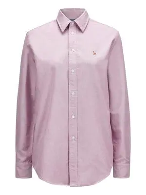 Polo Ralph Lauren Cotton Shirt With Logo - Pink